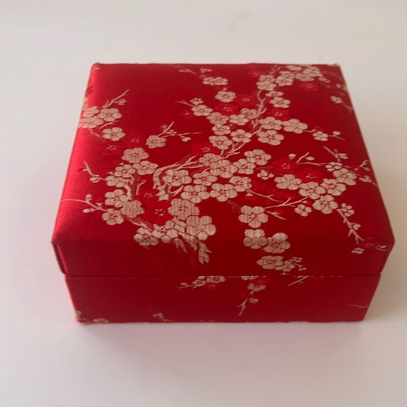 Accessories | Cherry Blossom Fabric Covered Jewelry Box 6 ...